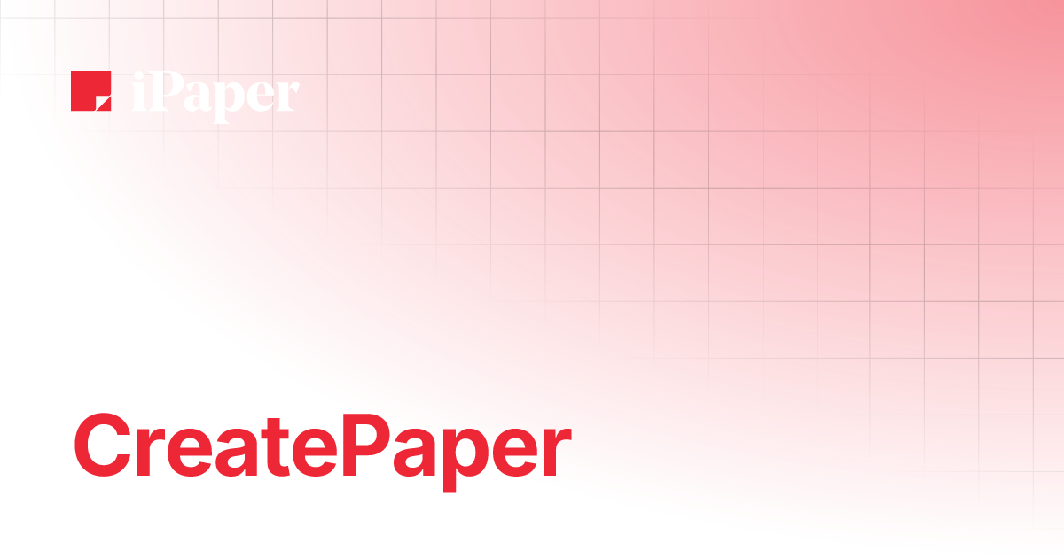 CreatePaper | iPaper Technical Documentation