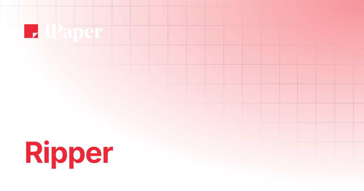 Ripper | iPaper Technical Documentation